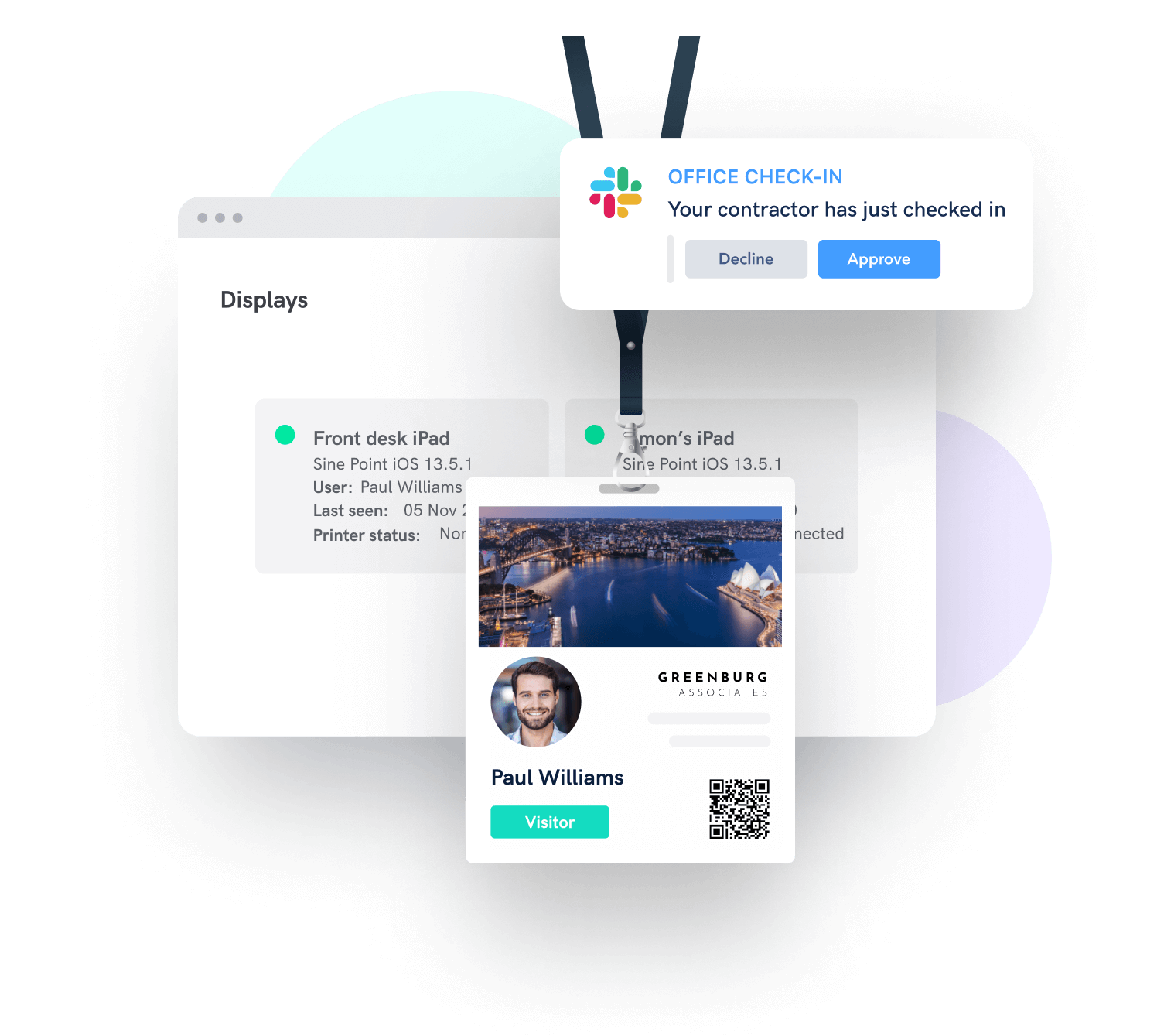 Visitor, Contractor, Staff and Compliance Management - Sine