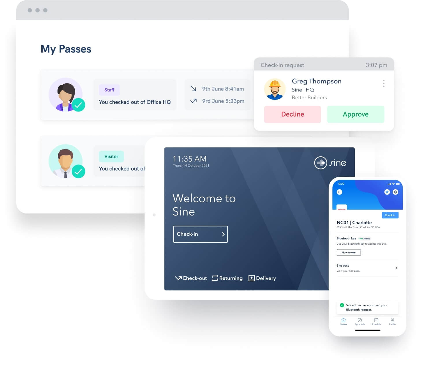 Visitor Management - Sine