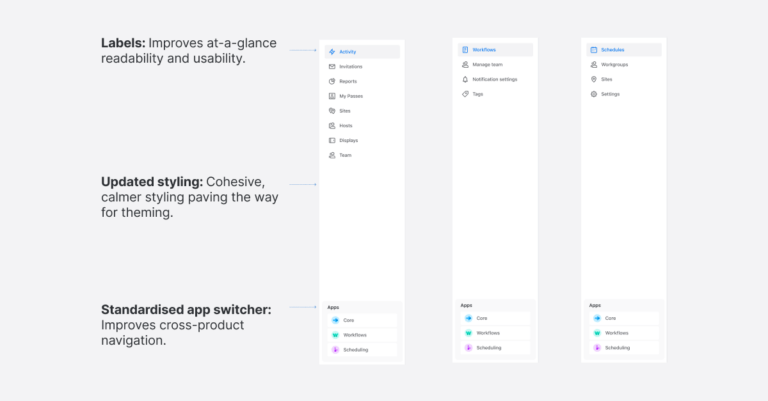 Introducing the new and improved Sine UI - Visitor and Contractor ...
