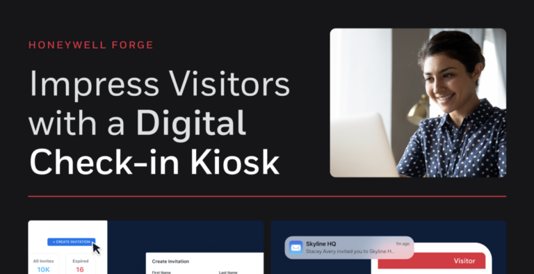 Infographic: visitor check-in kiosks for the workplace